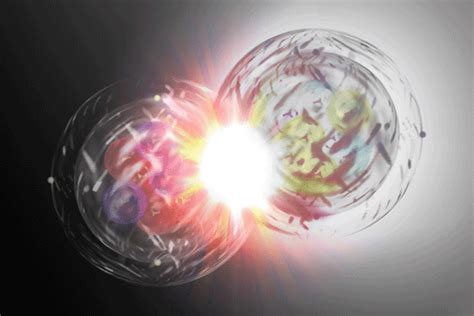 Antimatter And Matter Collision