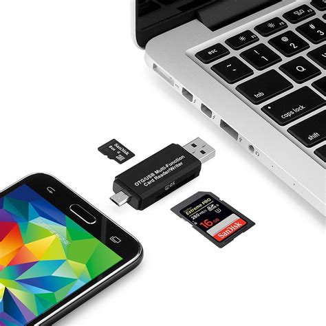 Micro Usb Otg To Usb 20 Adapter Sdmicro Sd Card Grandado