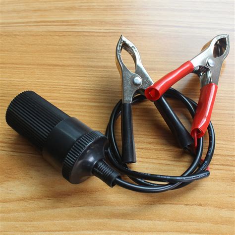 12v Auxiliary Socket Cigarette Lighter Clip On Crocodile Leisure