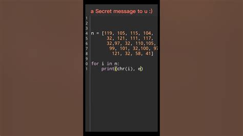 Python Ascii Tricks And Decoding Python Coding Status 😍😜 Shorts