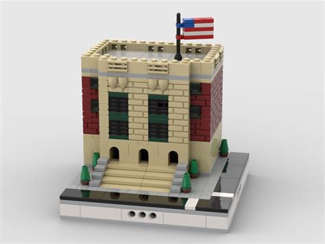 Lego Moc 34611 The Mob Museum For Mini Modular City Las Vegas By