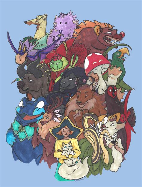 Spiritfarer Characters Print Opaline Foxs Ko Fi Shop Ko Fi ️ Where
