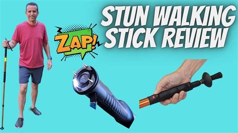 Zap Hike N Strike Hiking Stick Stun Device And Flashlight Review Youtube