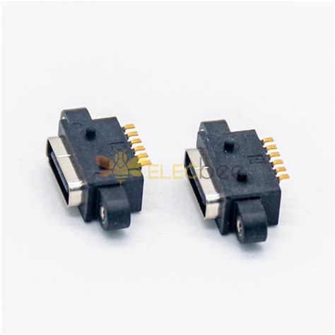 Waterproof Type C Connector Female Socket P Smt With Waterproof Ring