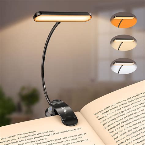 Gritin 19 Led Rechargeable Book Light For Reading In Bed Memory