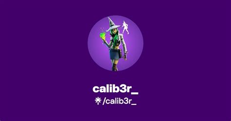 Calib3r Instagram Tiktok Twitch Linktree
