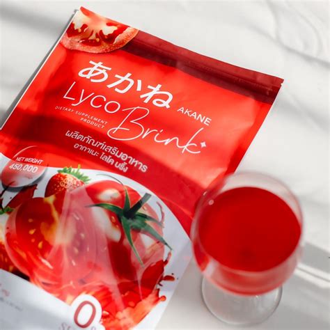 ราคาตอถง ผงชงมะเขอเทศ อากาเนะ ไลโค บรง AKANE LYCO BRINK 1 ถง 30