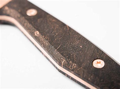 Boker Daily Knives Ak1 Fixed Blade Knife 311 Rose Gold Nichols