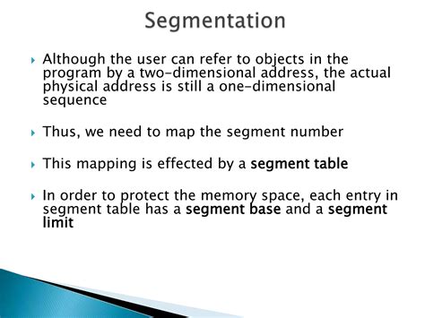 Paging And Segmentation Pptx