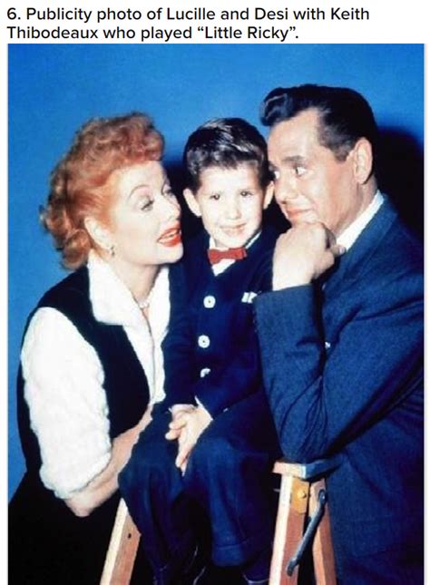 Little Ricky In I Love Lucy Was Not Ricky Ricardo But Played By Keith