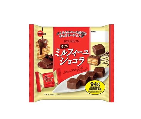 Bourbon Mini Millefeuille Chocolate 94g Ippondo Japanese And Korean