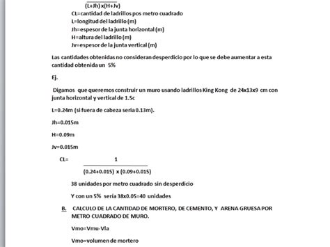 Construction Calculation Formulas In Doc Cad 1872 Kb Bibliocad