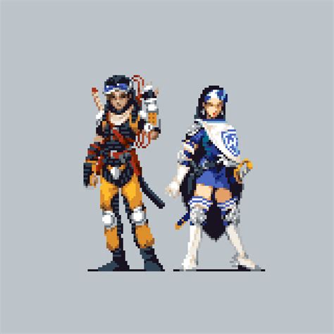 Aleph And Beth Shin Megami Tensei And 1 More Drawn By Pixelflag