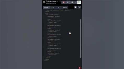 Animated Creative Loader Using Html And Css With Source Of Code ️