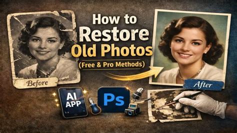 How To Restore Old Photos Free And Pro Methods