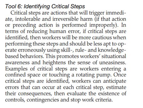 Human Performance Tools Engaging Workers As The Best Defense Against Errors And Error Precursors