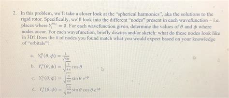 Solved 2 In This Problem Well Take A Closer Look At The
