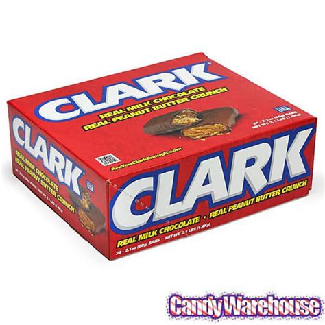 Clark Candy Bars 24 Piece Box Candy Warehouse