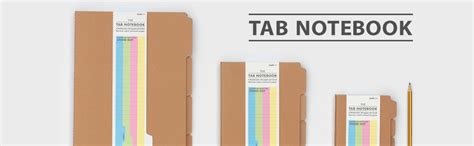 Suck Uk A6 Notebook Shaped With Tabs Tab Notebook Set Of 4