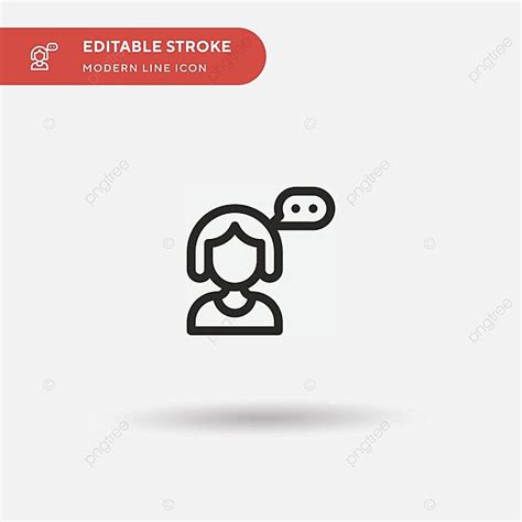 Iconic Vector Illustration Of An Influencer Simplistic Design Template Vector Digital Sign