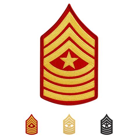 What Is The Insignia For A Sergeant Major