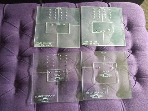 2 Tek Guitar And Bass Bridge Templates Plexi Reverb