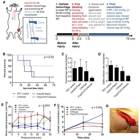 Polystat Modified Chitosan Gauzes For Improved Hemostasis In External
