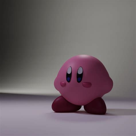 I Sculpted Kirby In Blender I Started Sculpting After Watching Some Tutorials Plz If U Have