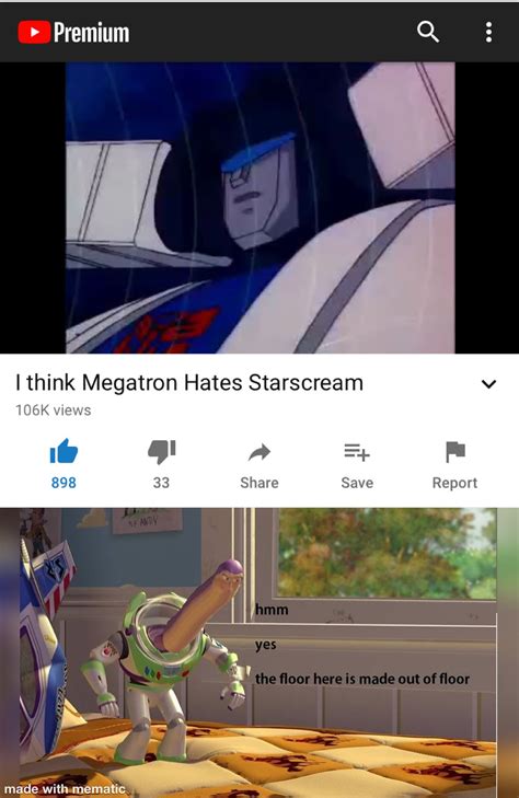 Megatron Hates Starscream Blank Template Imgflip