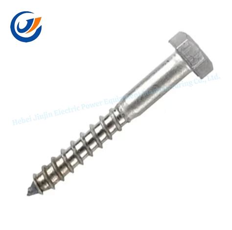 High Tensile Customizable Heavy Duty Galvanized Hex Lag Screw Class 88 Premium Grade For