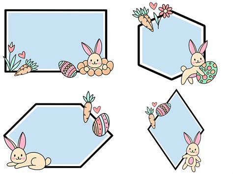 Easter Frame Background Illustration Graphic By Purmoon · Creative Fabrica