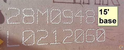 Link Belt 80 Jib Assembly Jib Sections And Components Crane Part For