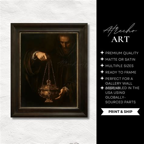 Thurible Oeuvre Imprimée Re20 Affiche Religieuse Affiches Dart