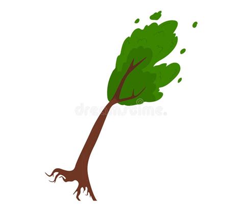 Windy Day Blowing Leaves