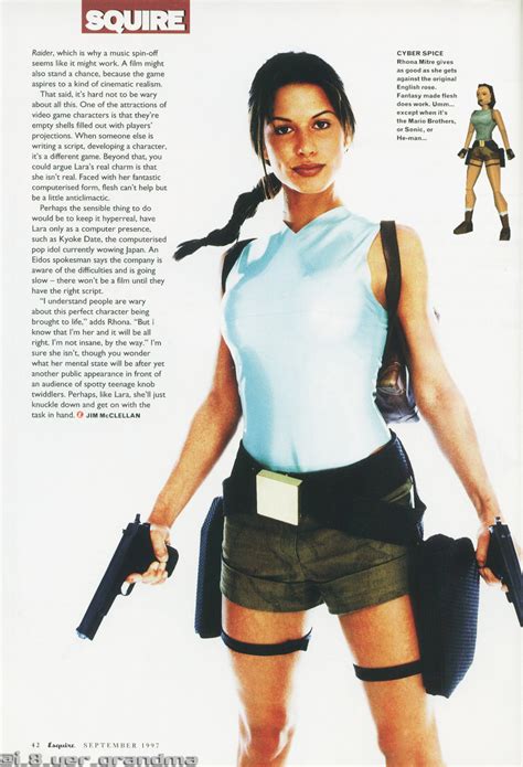 Rhona Mitra Tomb Raider