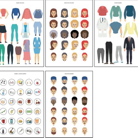 The Template And Elements That Participants Could Use To Develop Their