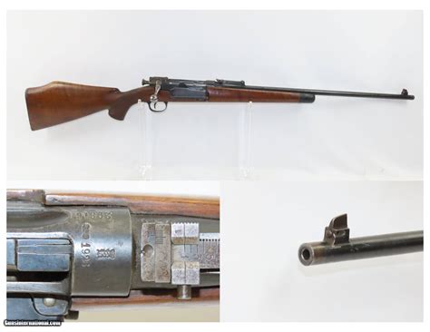 Norwegian Military Krag Jorgensen 65mm Cal Bolt Action Sporting Rifle