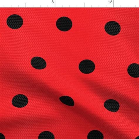 Ladybug Fabric Ladybug Pattern Fabric By Lightningandlace Etsy