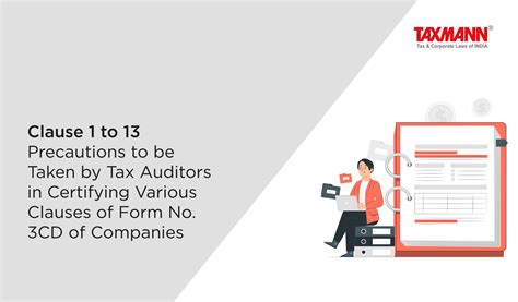 Clause 1 To 13 Precautions To Be Taken By Tax Auditors In Certifying