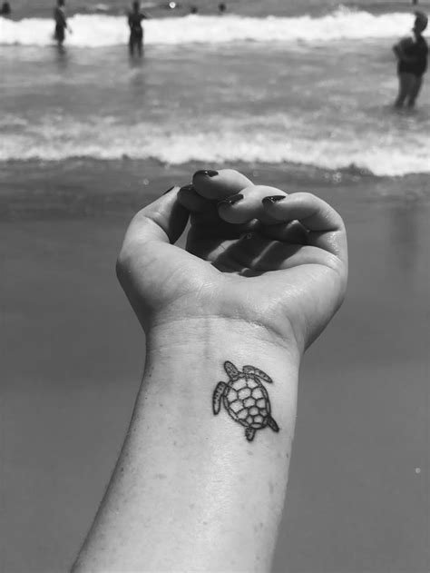 Sea Turtle Tattoo Small Turtle Tattoo Turtle Tattoo Wrist Tattoos