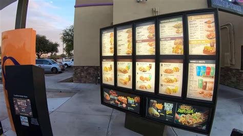 Taco Bell Drive Thru Menu