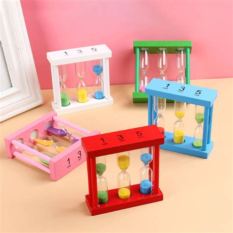 Shenmeida 1 Set Sand Timer Hourglass Sandglass Clock Countdown Toy