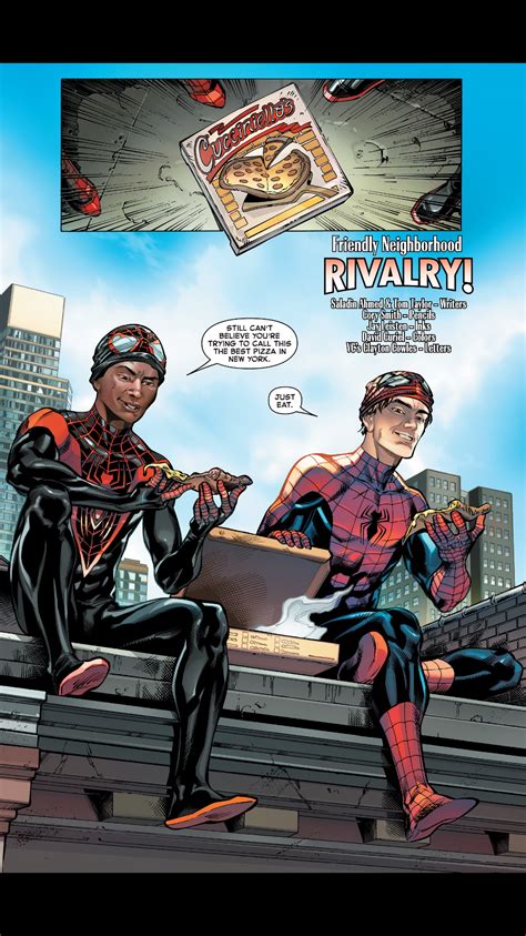 Peter Parker And Miles Morales Spiderverse Spider Men Spider Verse