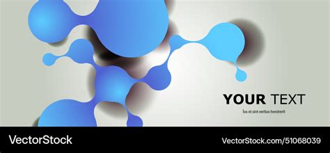 Abstract Molecule Structure For Science Research Vector Image