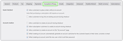 WooCommerce Checkout Page Settings Missing Options Errors