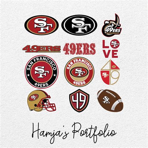 San Francisco 49ers Logo Vector Set Masterbundles