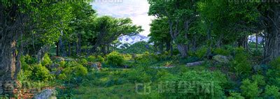 原始森林 Vr全景森林模型 自然场景模型库 3ds Maxmax模型下载 Cg模型网