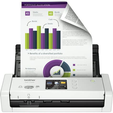 Brother Desktop Scanner Ads 1700w Color Scanning Compact Wireless