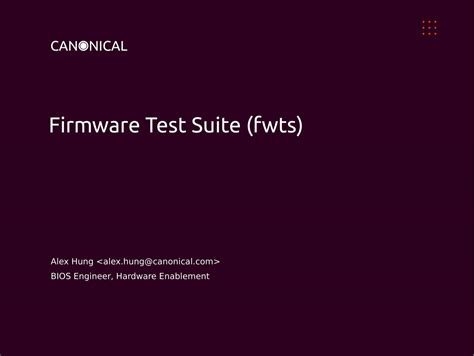 Firmware Test Suite Fwts Uefi
