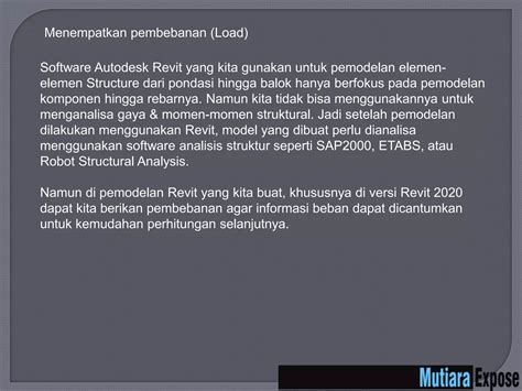 Tutorial Dasar Revit Structure PPTX